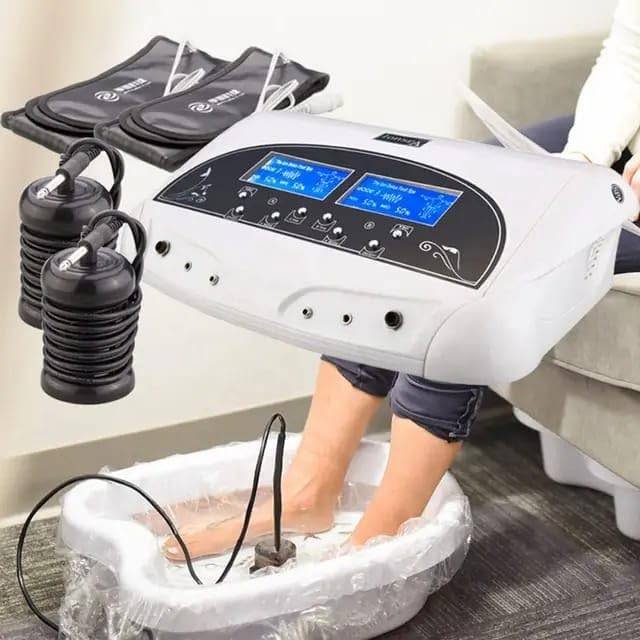 Professional Detox Foot Machine: Dual Ionic Foot Bath Spa Cleanse With ...